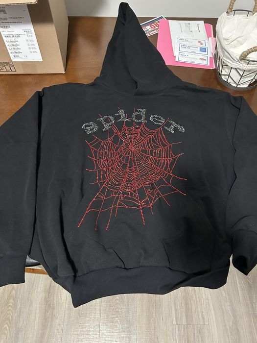 Spider Worldwide OG Rhinestone Sp5der Spider worldwide hoodie | Grailed