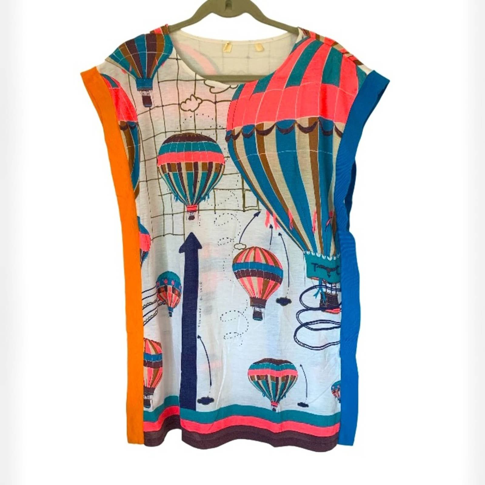 Tsumori Chisato Tsumori Chisato Hot Air Balloon Art Sleeveless Tunic ...