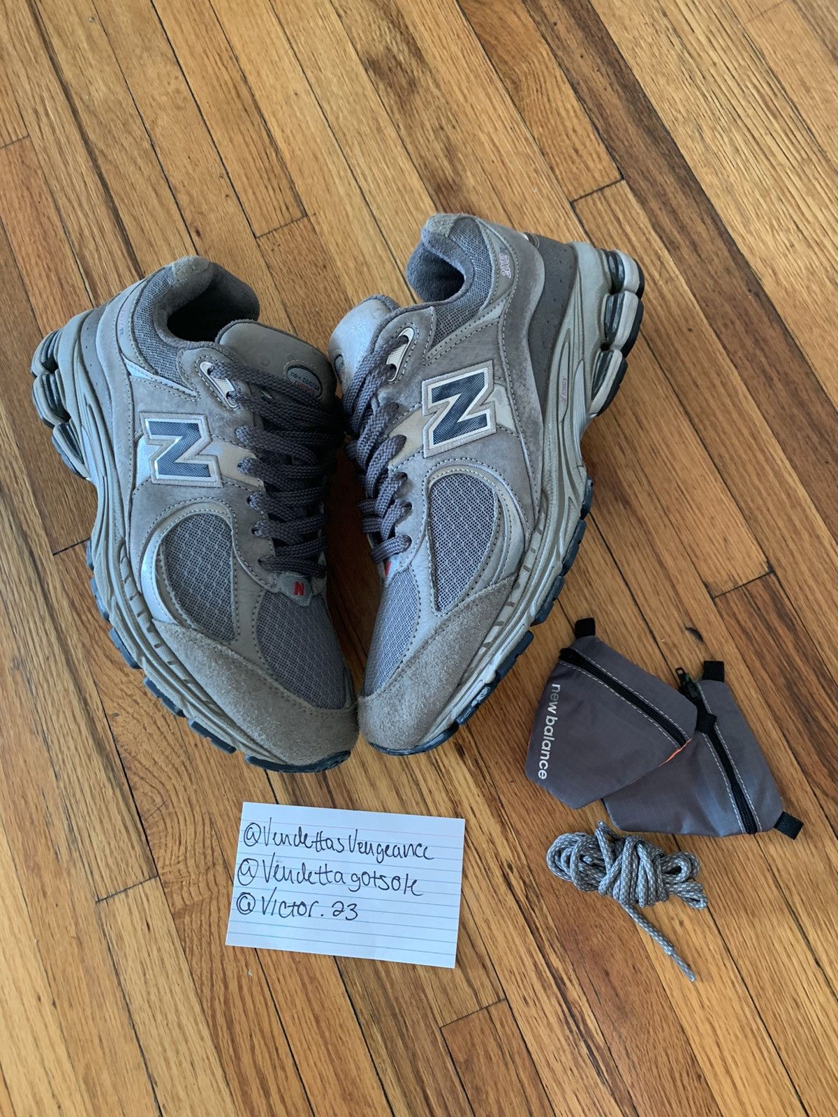 New Balance New Balance 2002R Grey Brown Pouch Sack 2022 US9.5 | Grailed