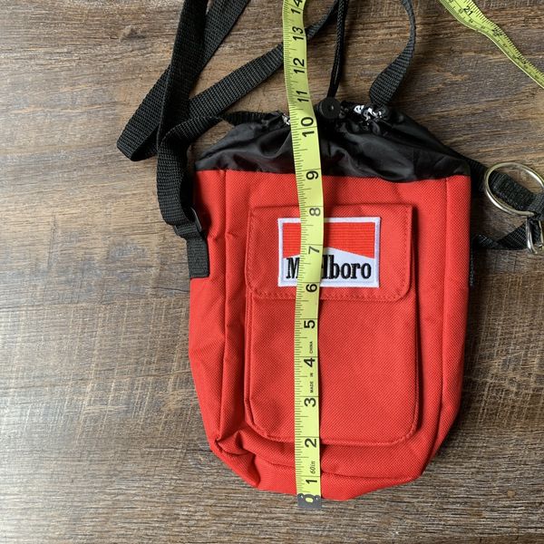 Marlboro Vintage Marlboro Messenger Bag Shoulder Strap Side Bag AARP ...