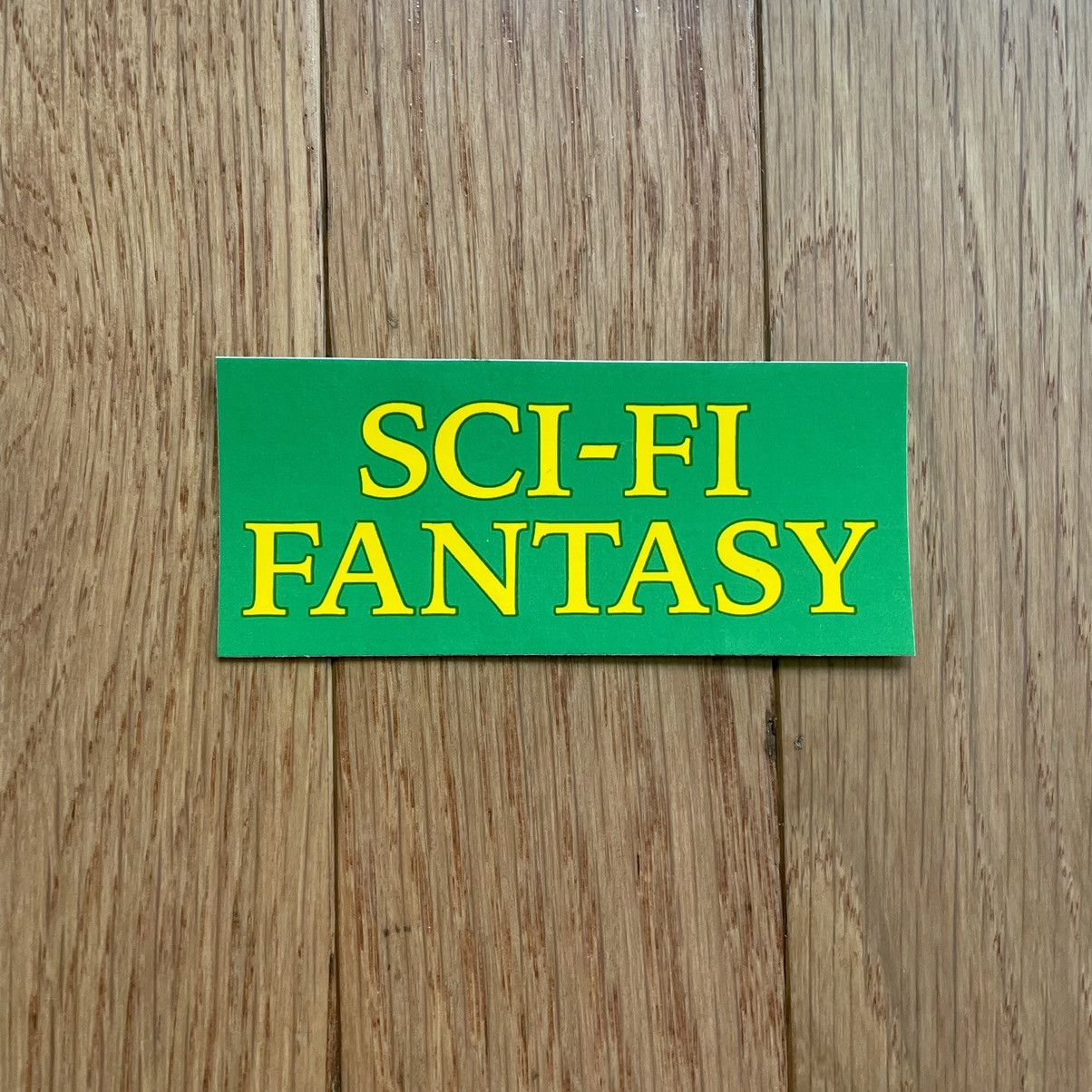 Stickers Rare Sci Fi Fantasy Classic Box Logo Sticker NEW | Grailed
