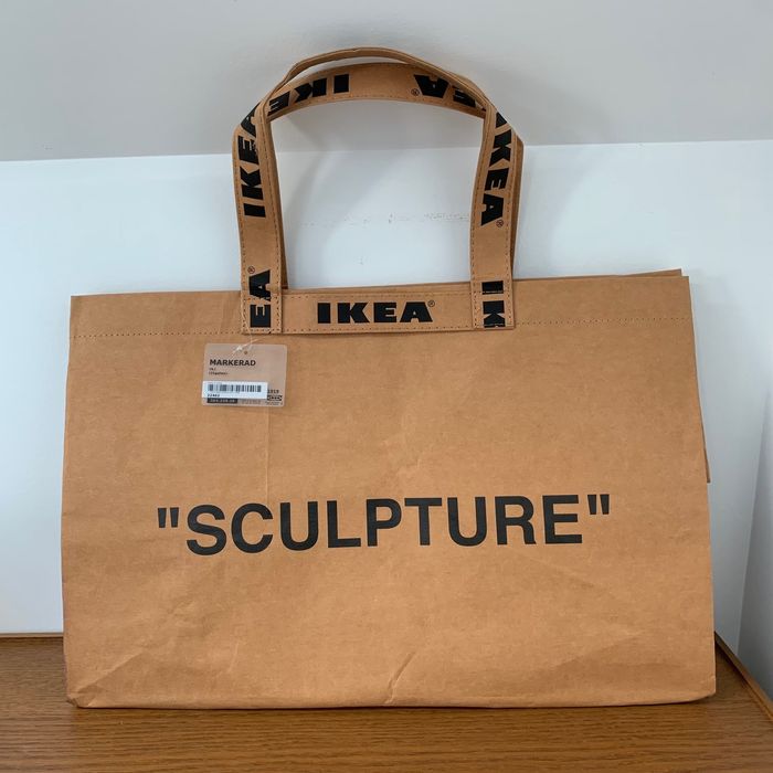 Ikea KEA x Off White Abloh “SCULPTURE” Markerad Bags | Grailed