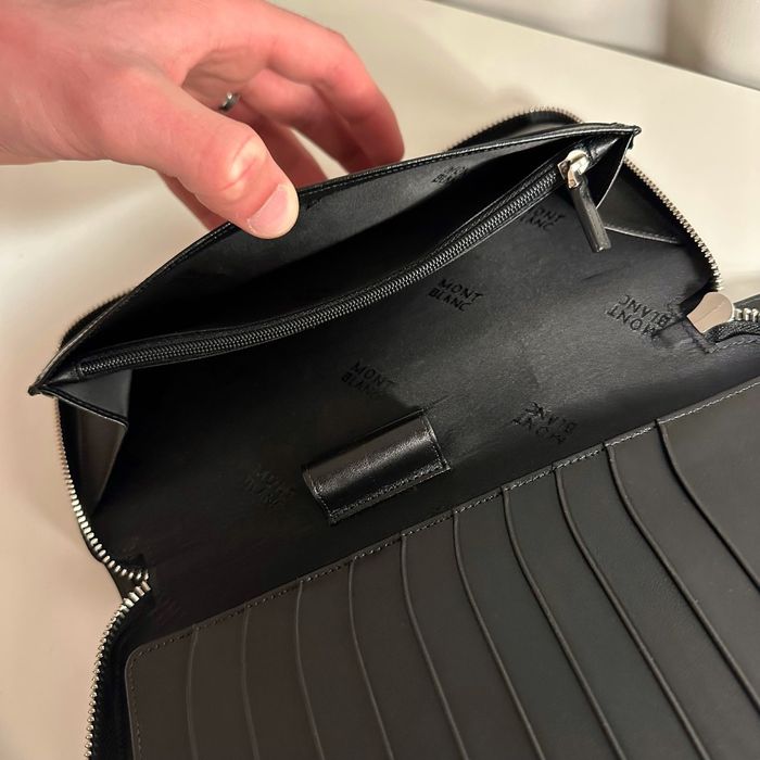 Montblanc Montblanc 16cc Meisterstück Travel Wallet With Zip | Grailed