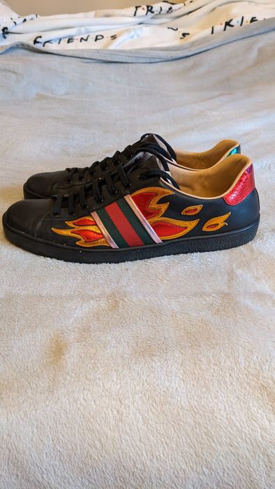 Gucci Gucci flame ace sneaker | Grailed