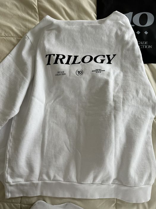 The Weeknd Trilogy White 10 Year Anniversary Hoodie | Grailed