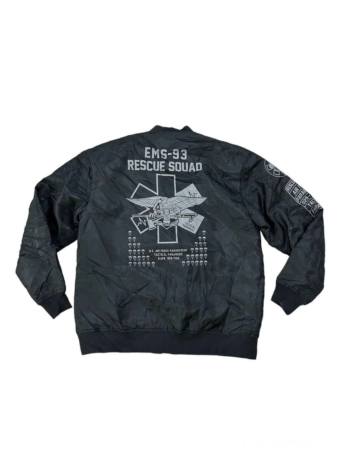 Military 💥RARE EMS RESCUE SQUAD BOMBER JACKETS‼️‼️ | Grailed