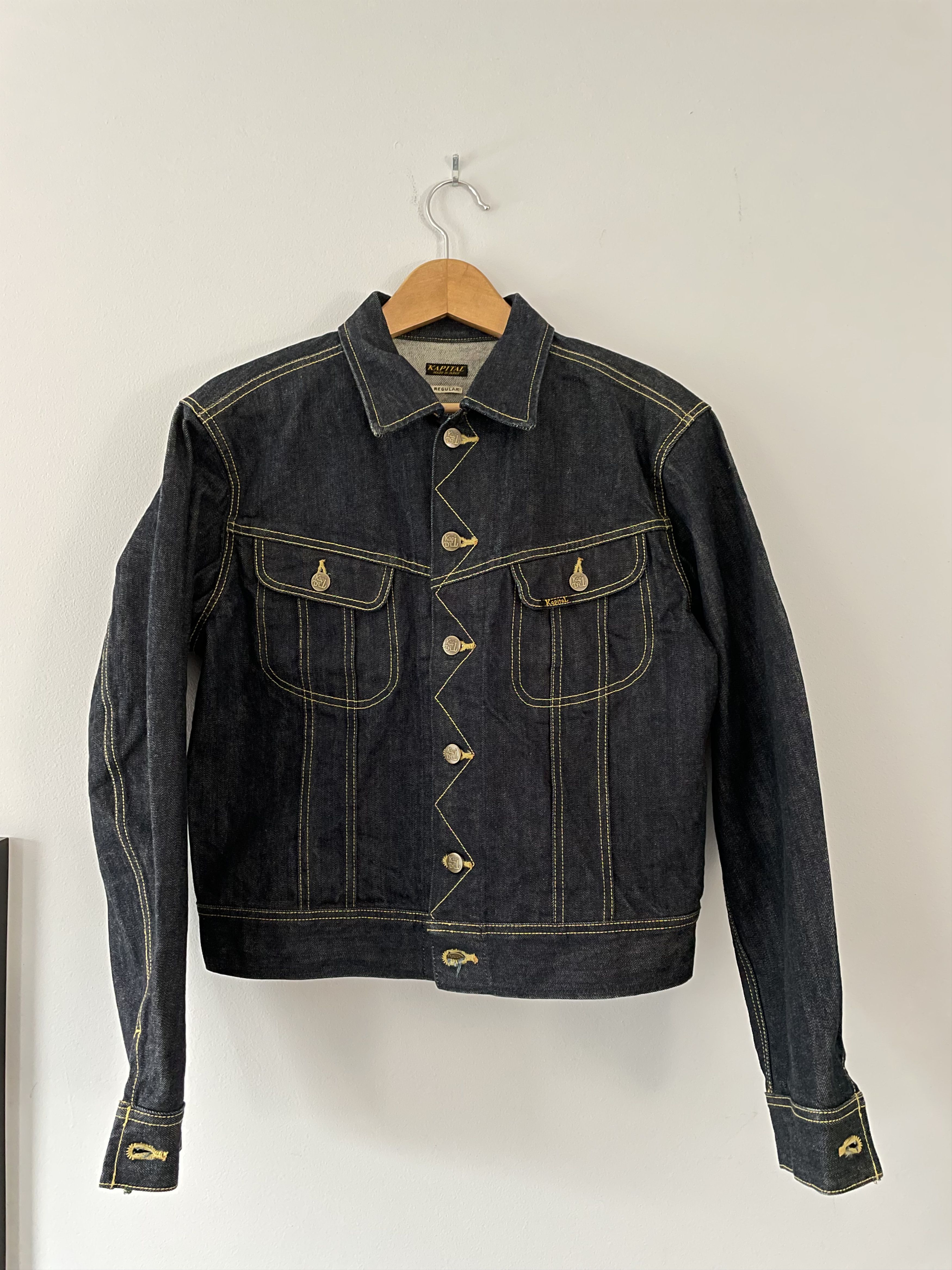 Kapital × Kapital Kountry Kapital 14Oz Denim Western Jacket Regular ...