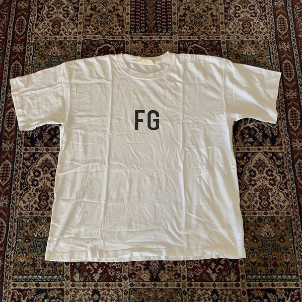 Fear of God Fear Of God 6th Collection 3M Reflective FG Logo Tee | Grailed