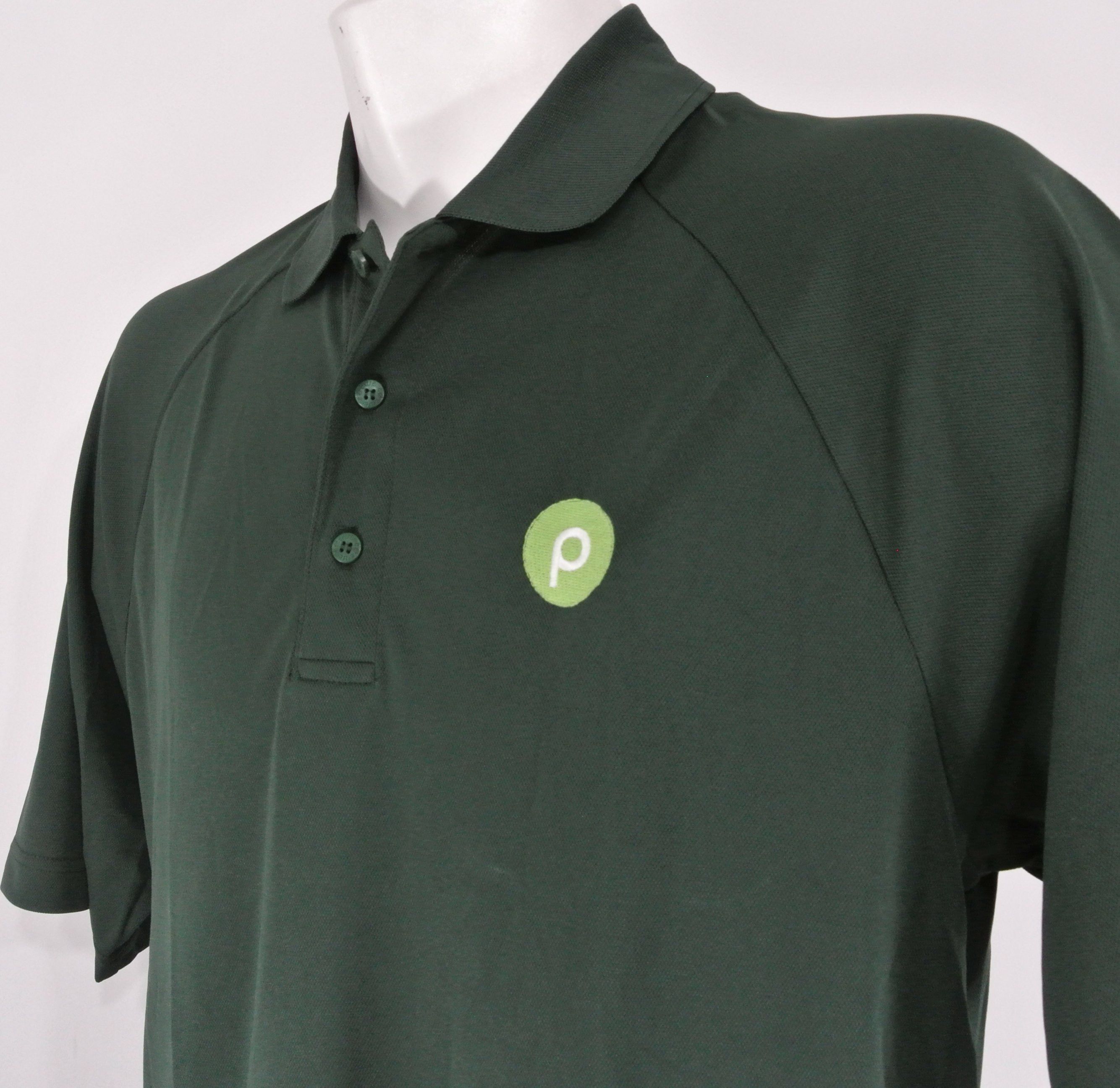 Harrington PUBLIX Grocery Store Employee Uniform Green Polo Shirt NEW ...