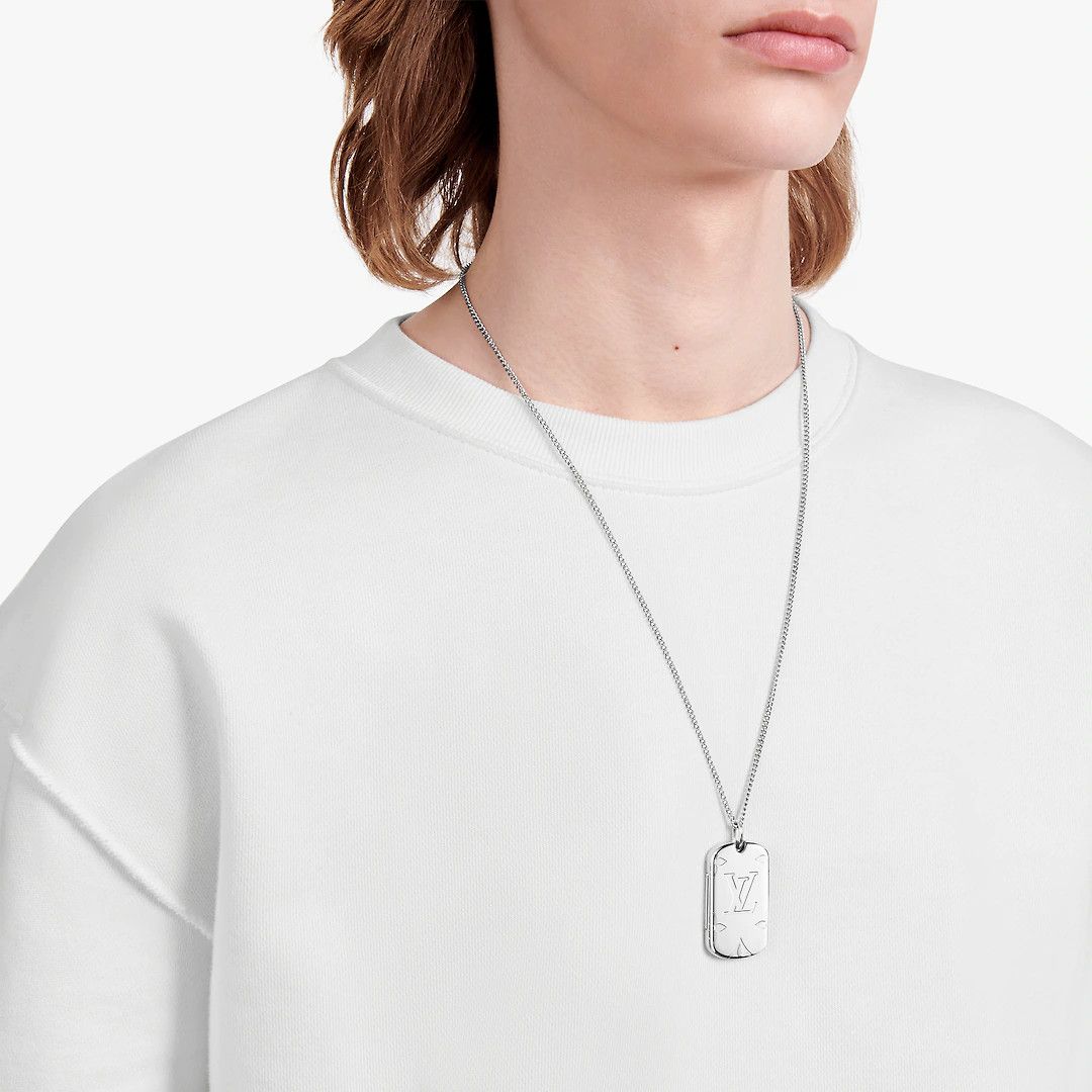 Louis Vuitton Monogram locket necklace Grailed