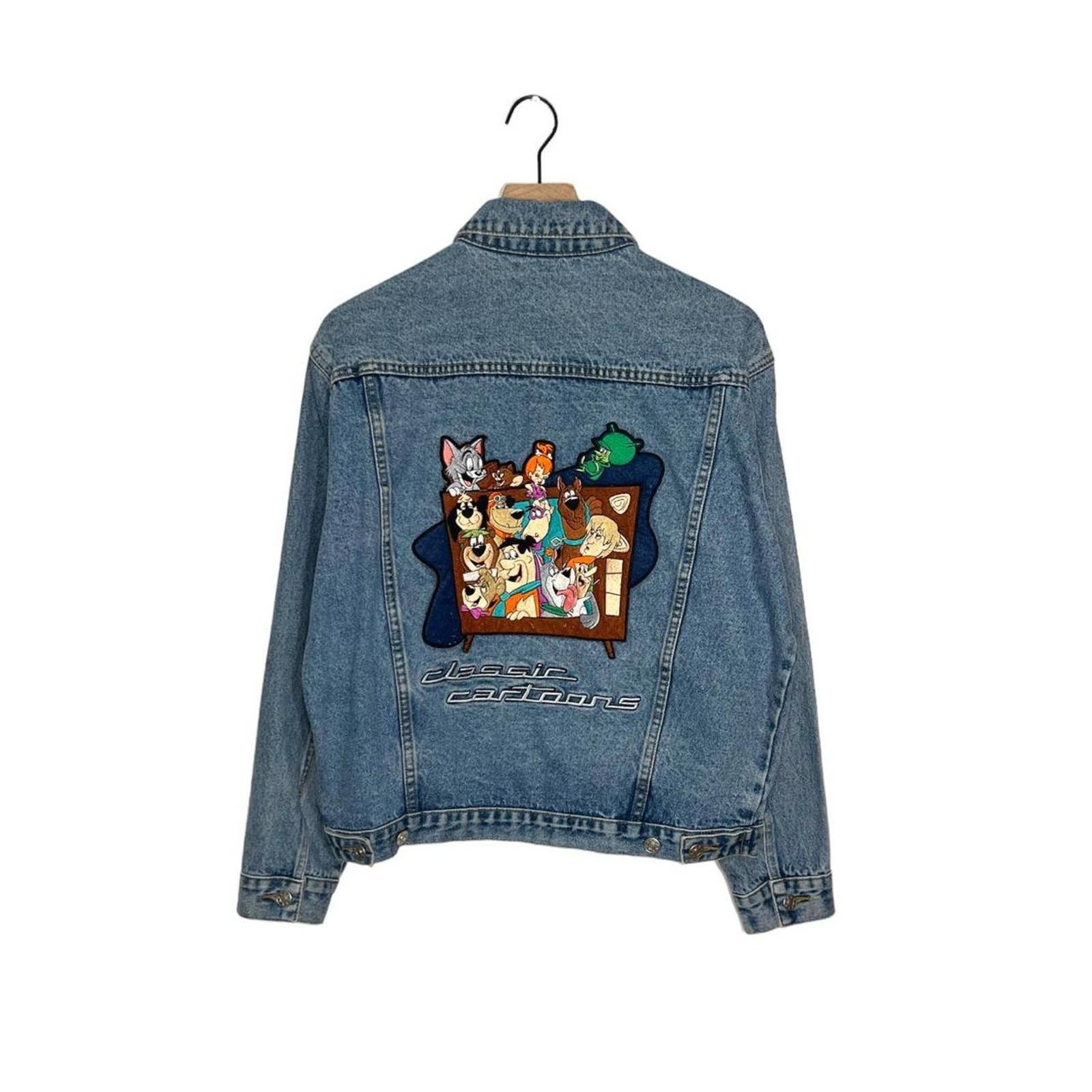 Vintage Cartoon Network Classic Cartoons Vintage 90s Denim Jacket | Grailed