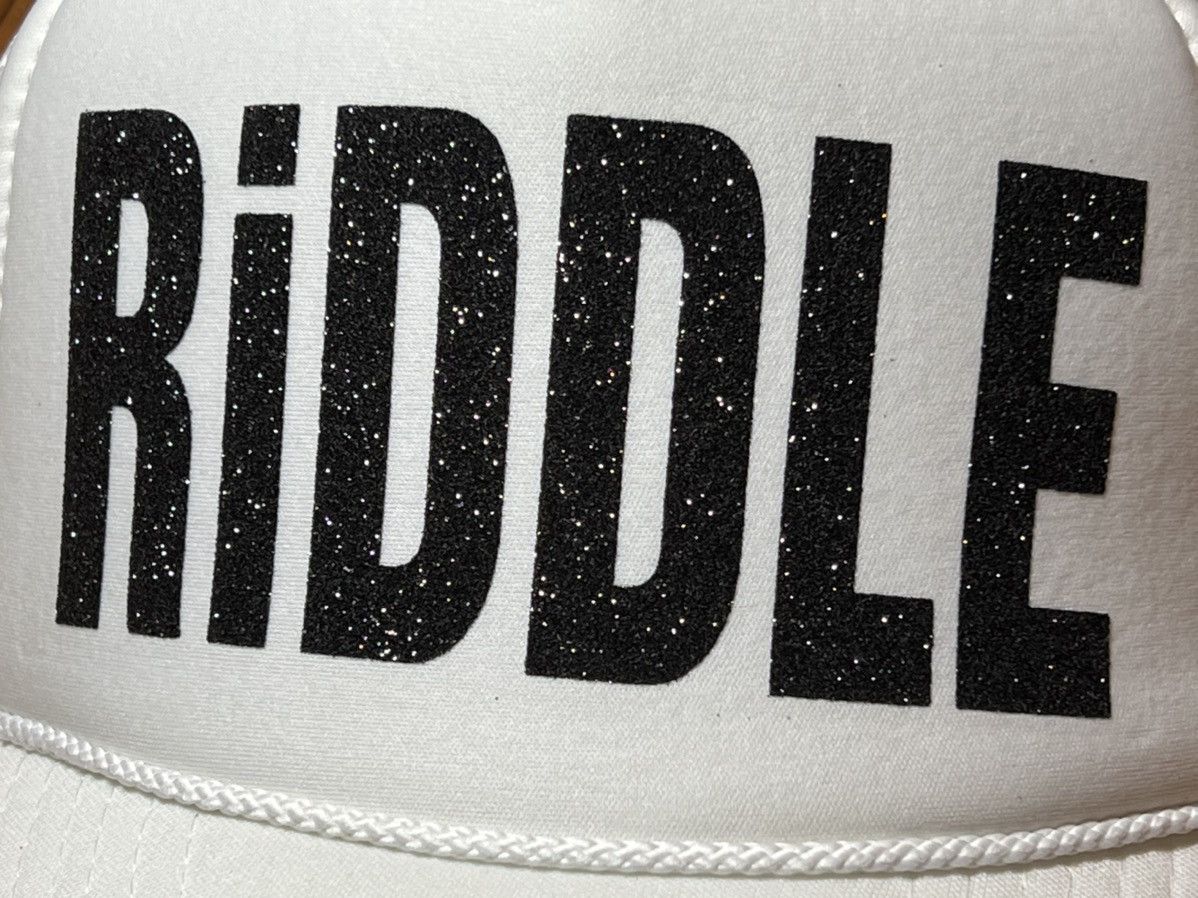 Deadstock White Sparkle RiDDLE Hat | Grailed