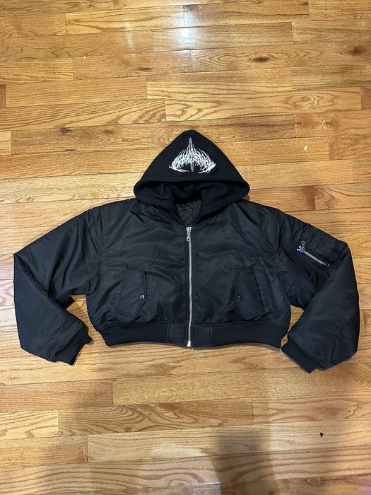 Playboi Carti NARCISSIST CROPPED BOMBER JACKET | Grailed