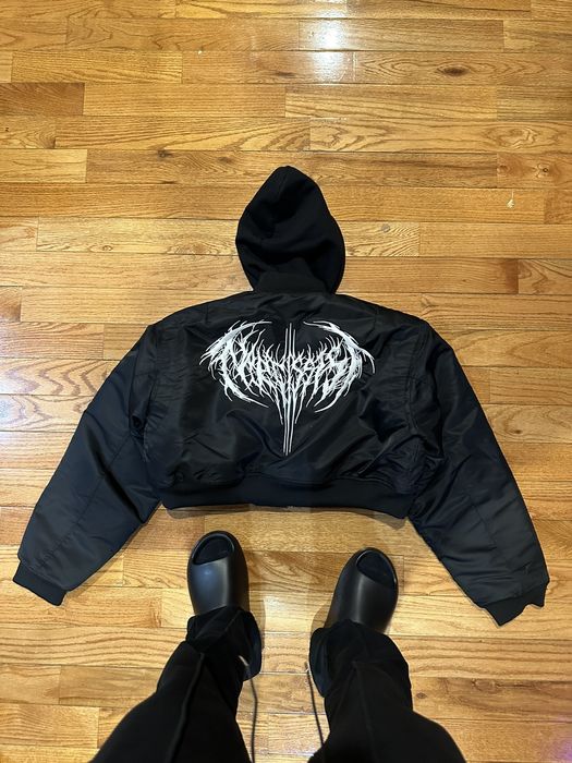 Playboi Carti NARCISSIST CROPPED BOMBER JACKET | Grailed