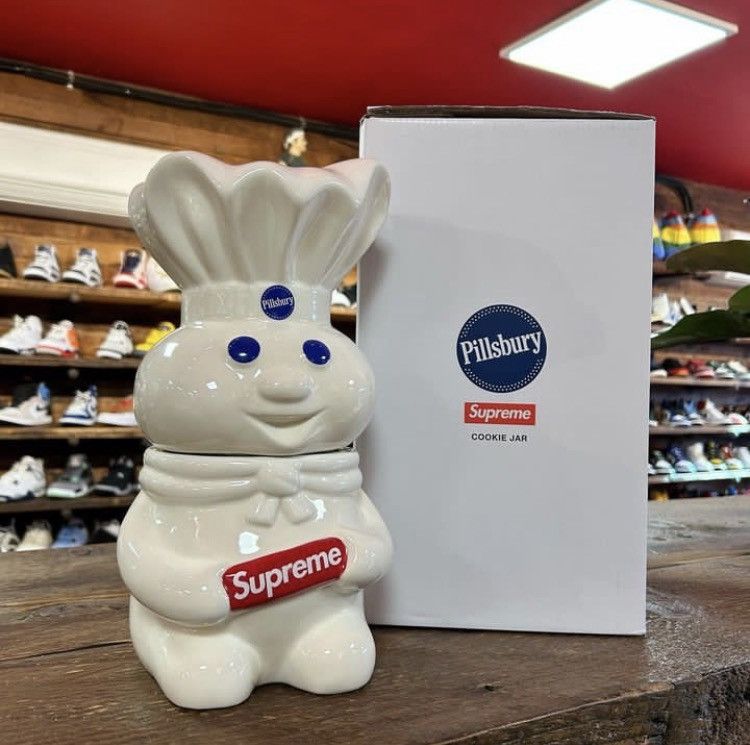 Supreme Supreme Pillsbury Doughboy Cookie Jar White | Grailed