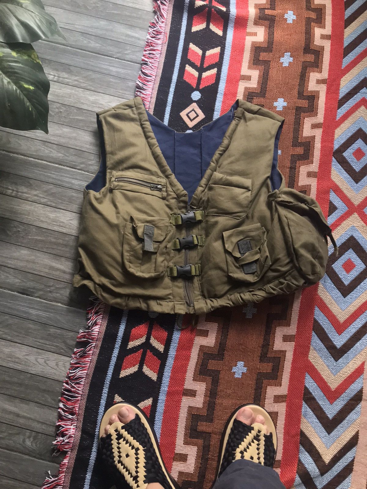 Archival Clothing × Military × Vintage Military vest army like helmut ...