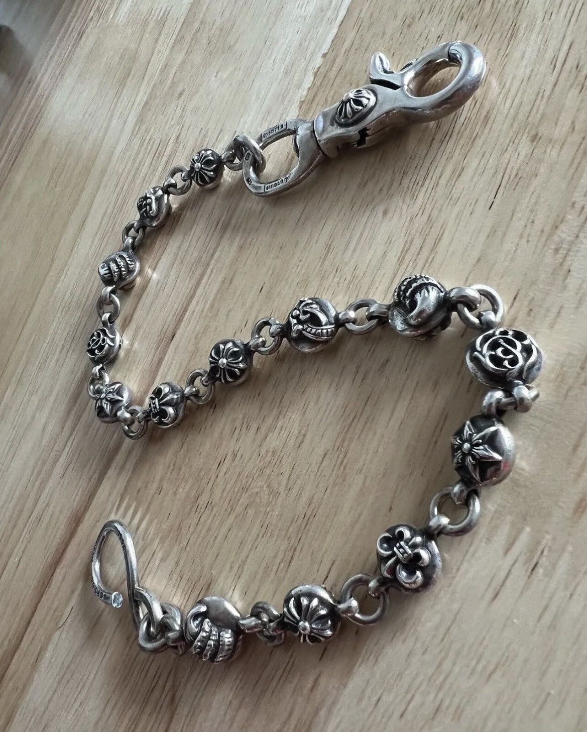 Chrome Hearts Chrome hearts multi ball wallet chain | Grailed