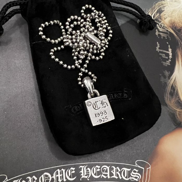 Chrome Hearts Chrome Hearts Ruby CH Plus Cross Frame Pendant | Grailed