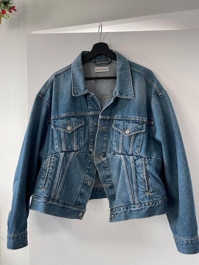 Balenciaga Swing Denim Jacket | Grailed