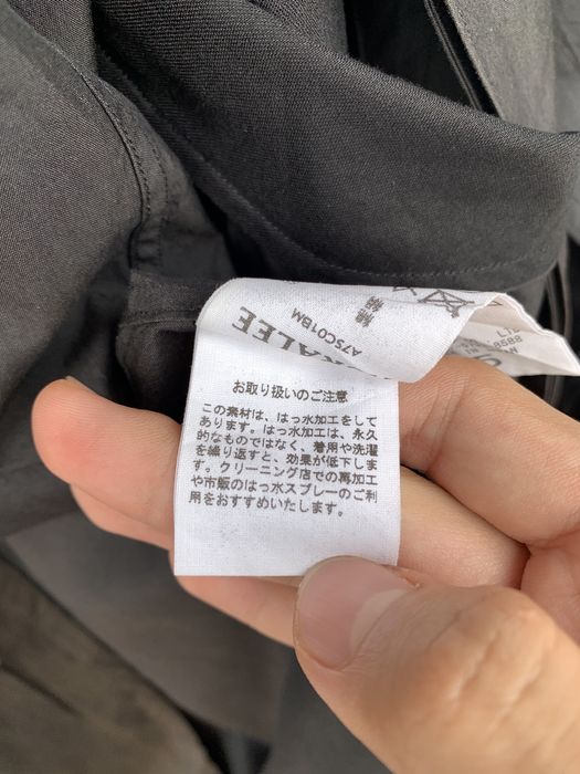 Beams Plus Vintage Auralee X Beams Silk Overcoat Sun Faded | Grailed