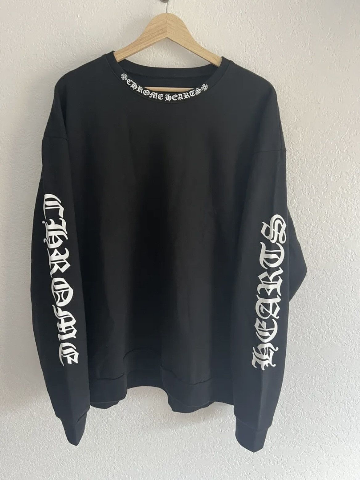 Chrome Hearts Chrome Hearts Script Crewneck | Grailed