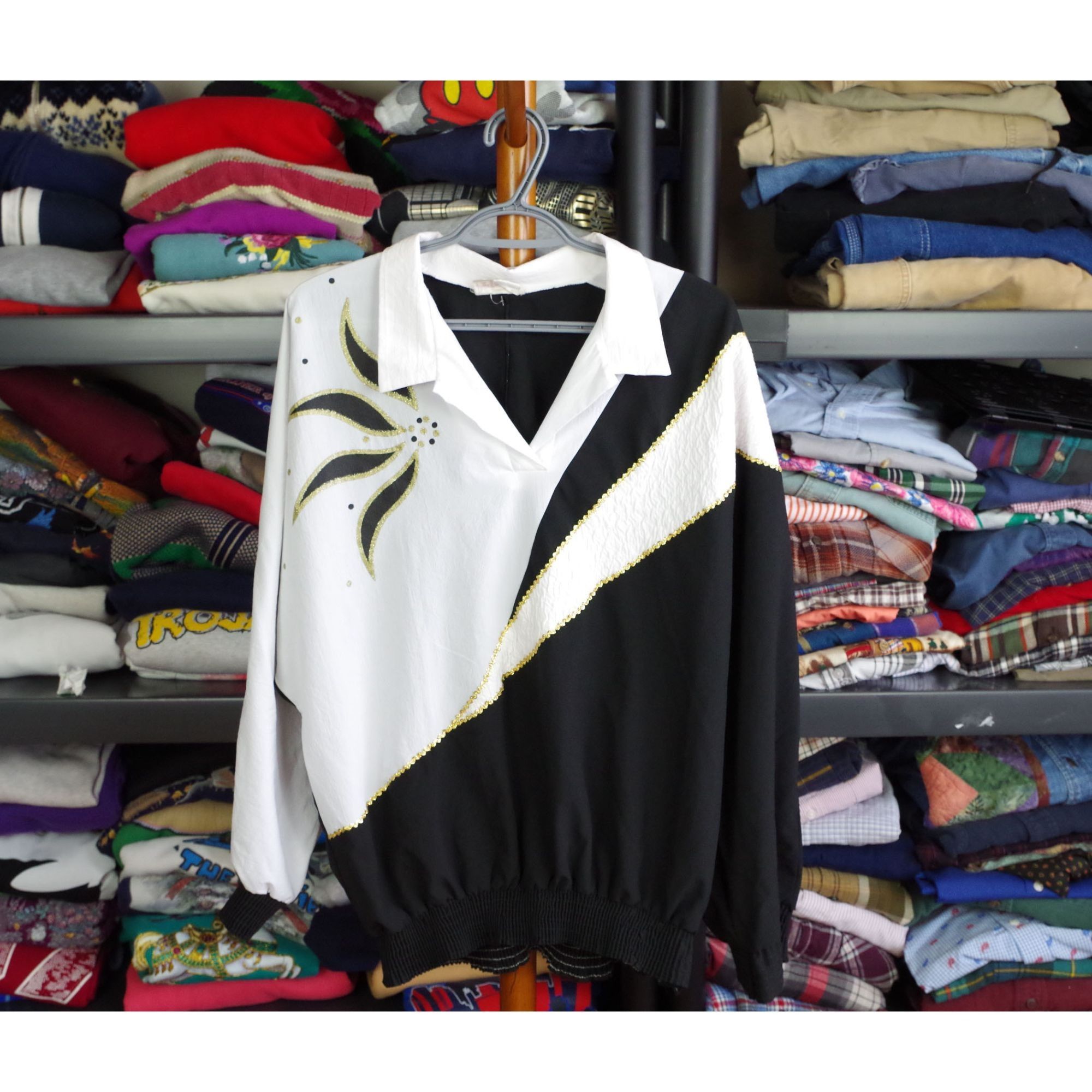 Vintage Pritzy Fancy Art Women's X-Large VTG Light Weight Jacket | Grailed