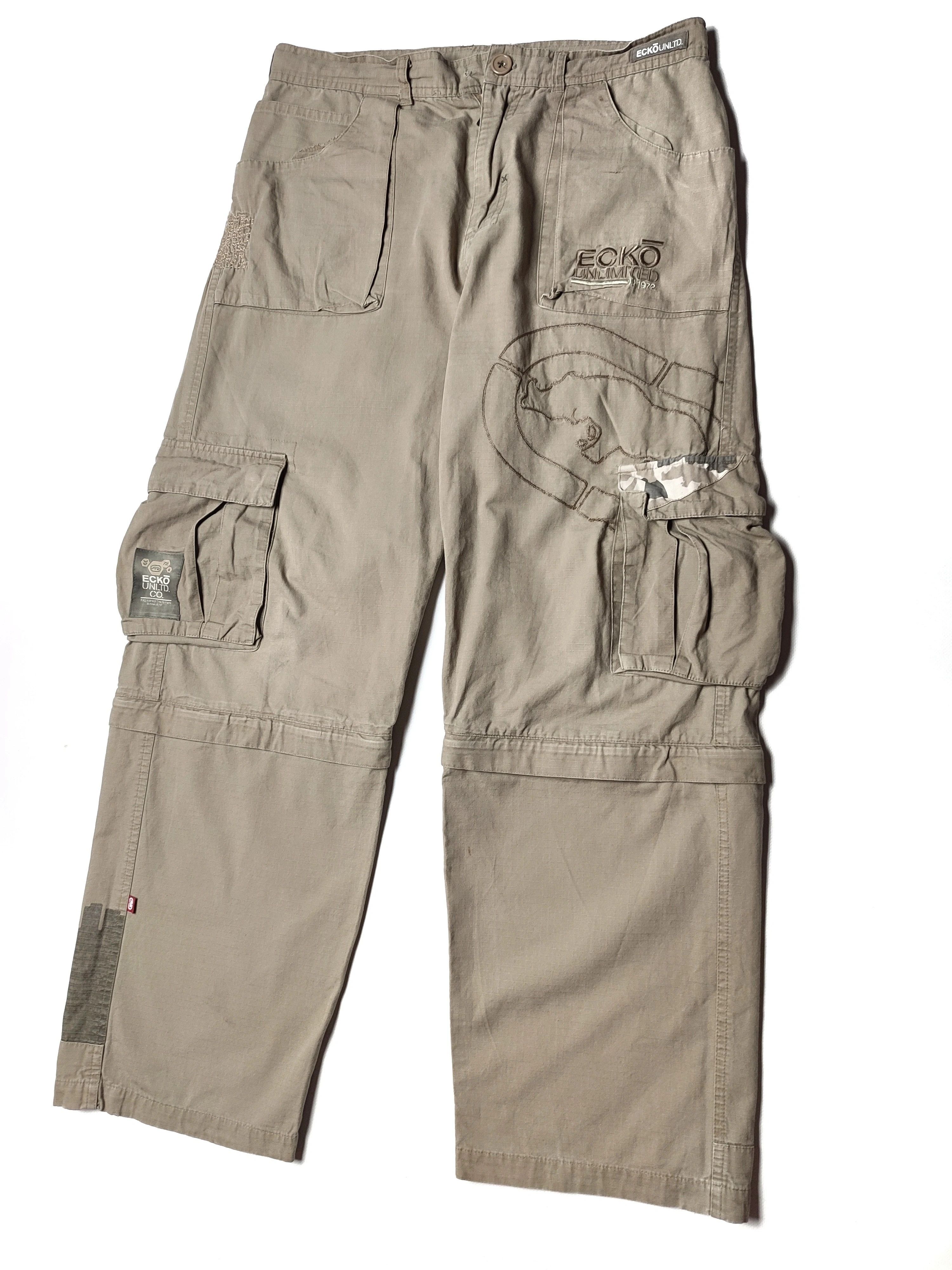 Ecko Unltd. × Streetwear Ecko Unltd camo graphic cargo military pants ...