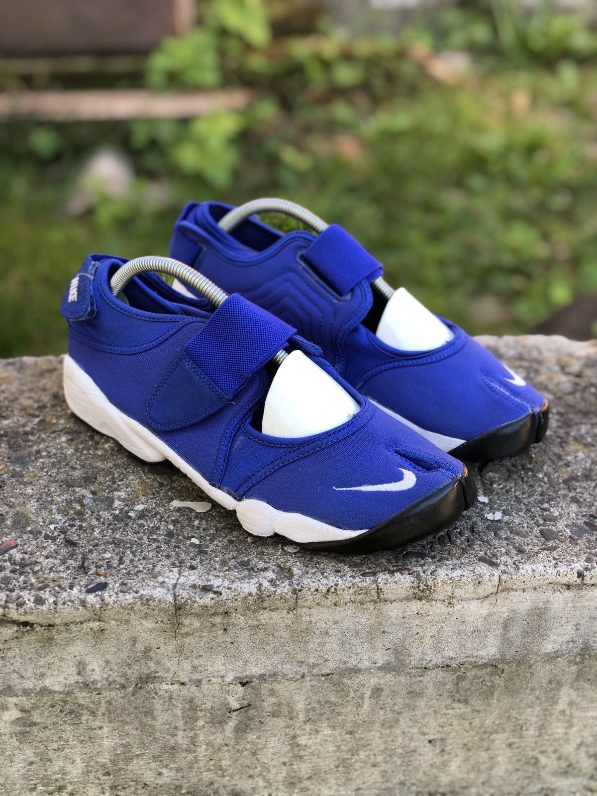 Nike RARE Nike Air Rift Tabi Vintage Blue Shoes Sandal | Grailed