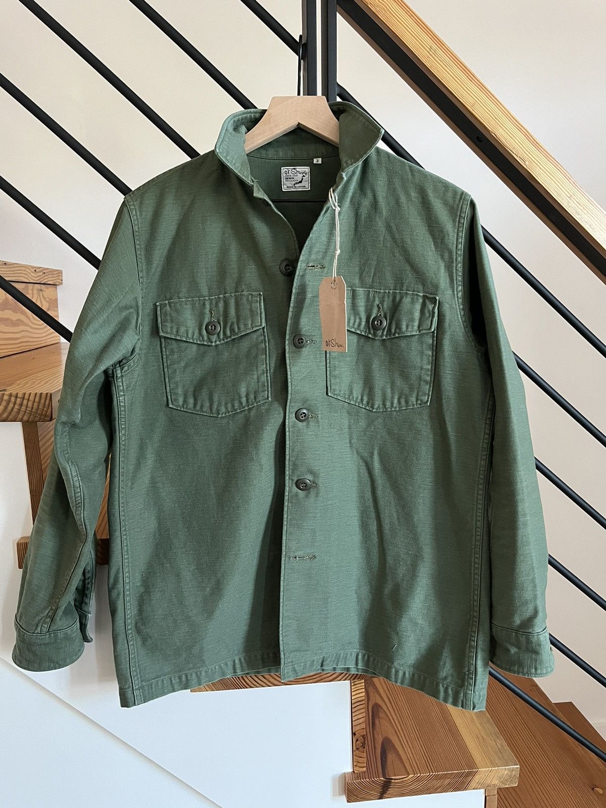 Orslow Orslow - US Army Overshirt - Olive - Size 2 / M | Grailed