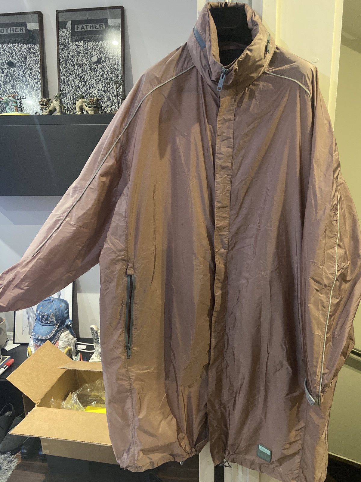 Prada Dusty Pink Parka | Grailed