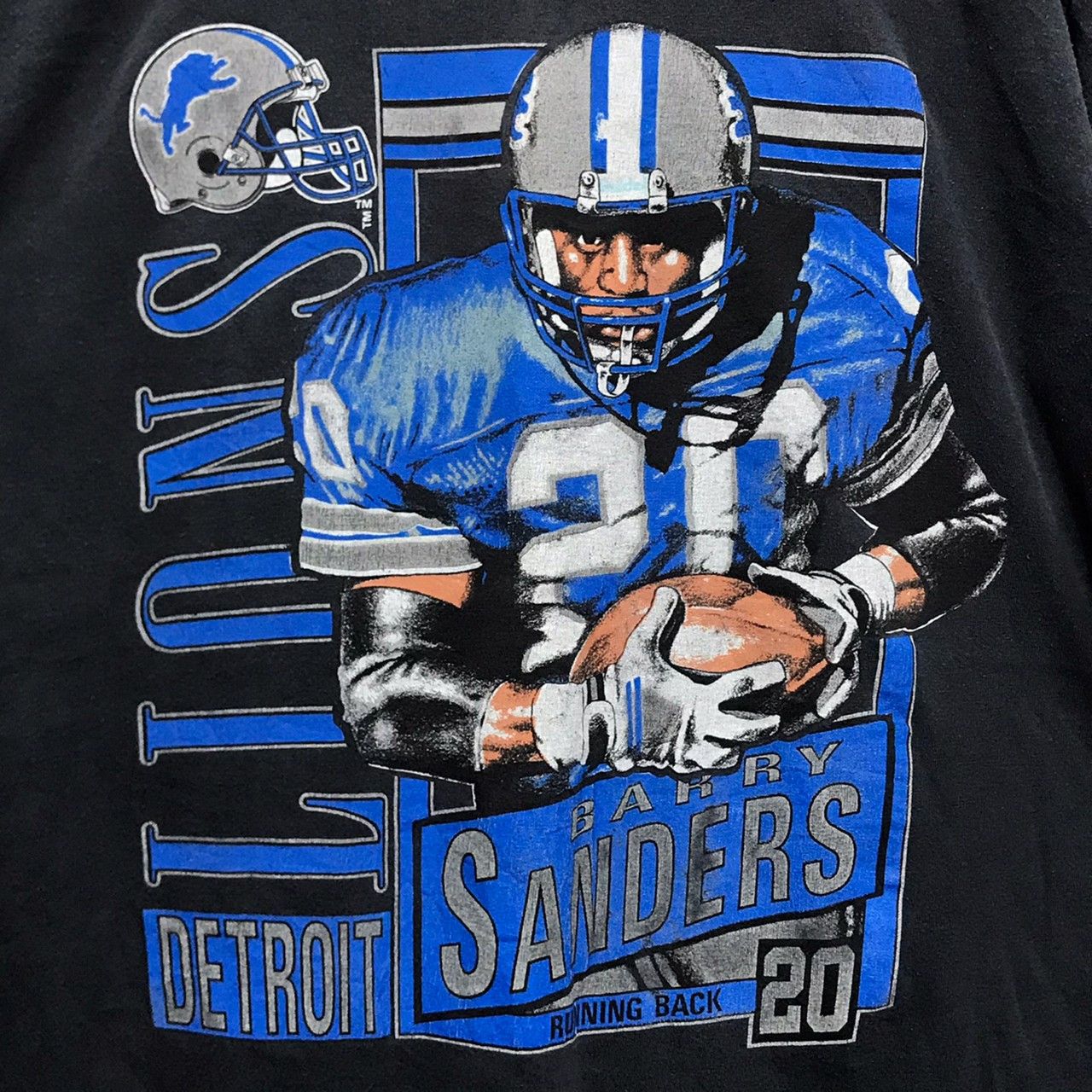 Vintage Barry Sanders Detroit Lions Vintage 90s NFL Nutmegs Shirt | Grailed