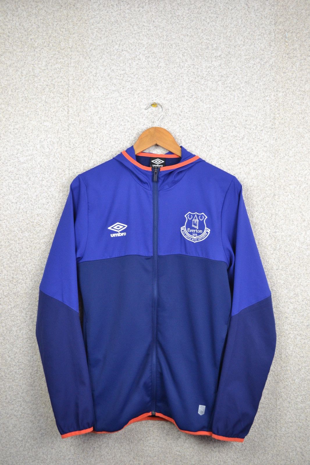Blue × Umbro Everton 2017 Blue Football Training Hoodied Jacket Soccer ...