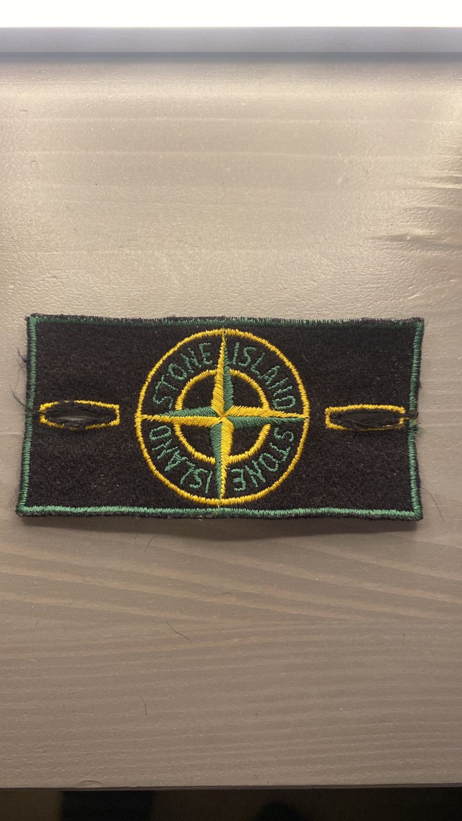 Stone Island Stone island green edged badge rare | Grailed