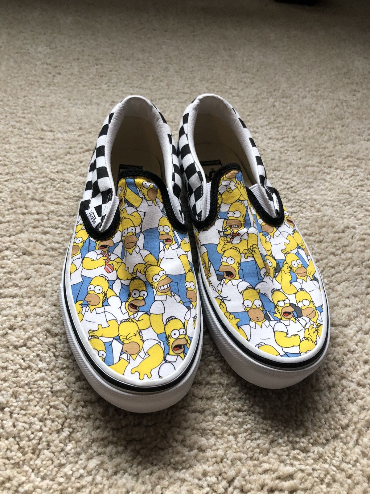 The Simpsons × Vans Vans x simpsons slip ons | Grailed