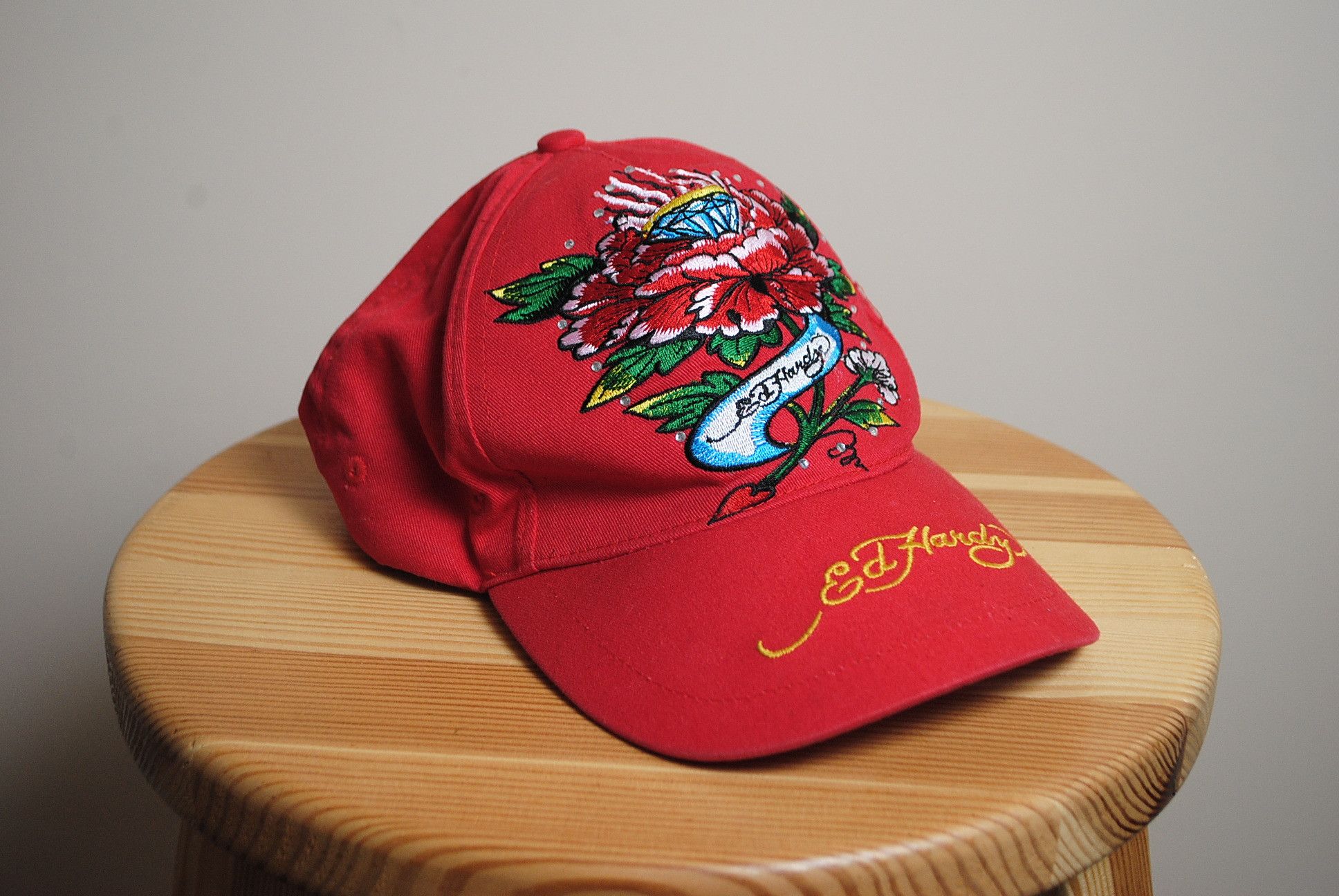 Ed Hardy × Streetwear × Vintage Ed Hardy Vintage Cap Size S | Grailed