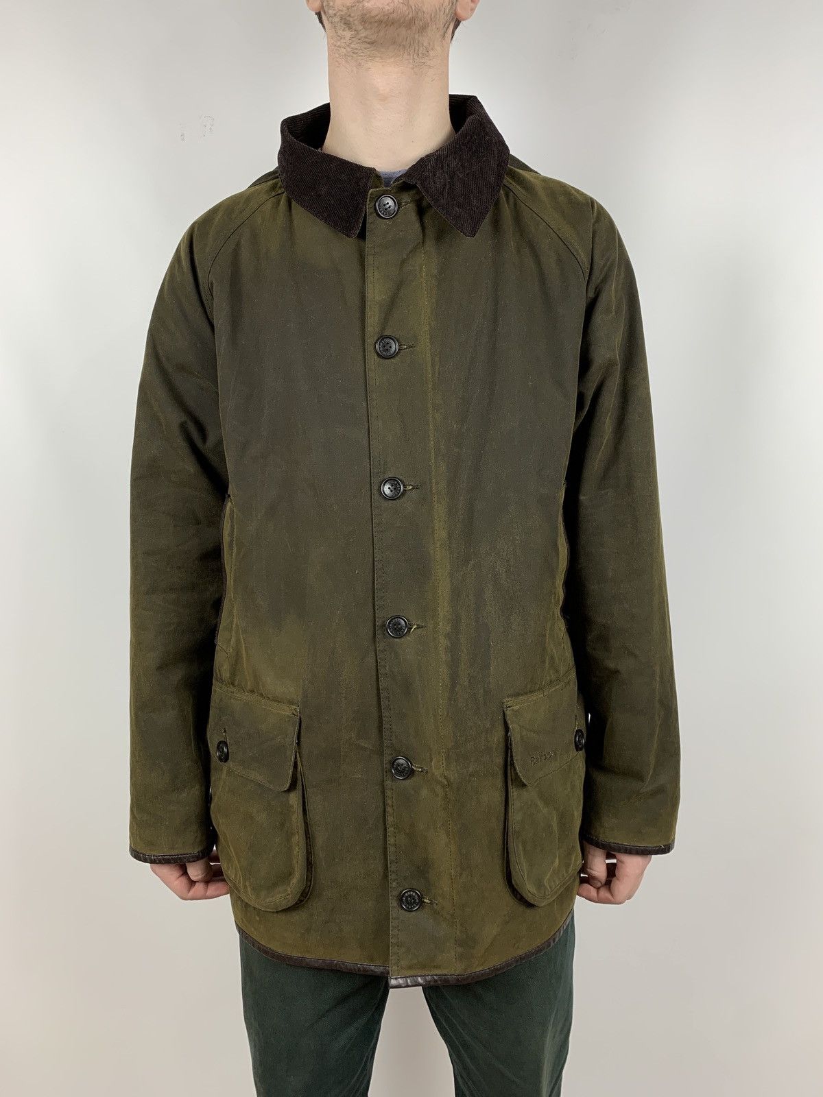 Barbour Vintage Barbour Longhurst Waxed Coat Jacket | Grailed