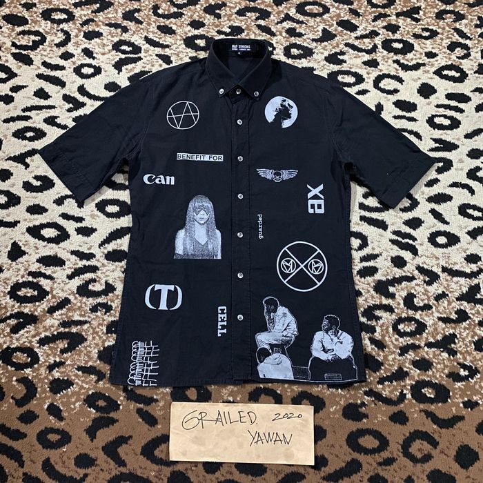 Raf Simons SS03 Consumed Graphic Button Shirt | Grailed