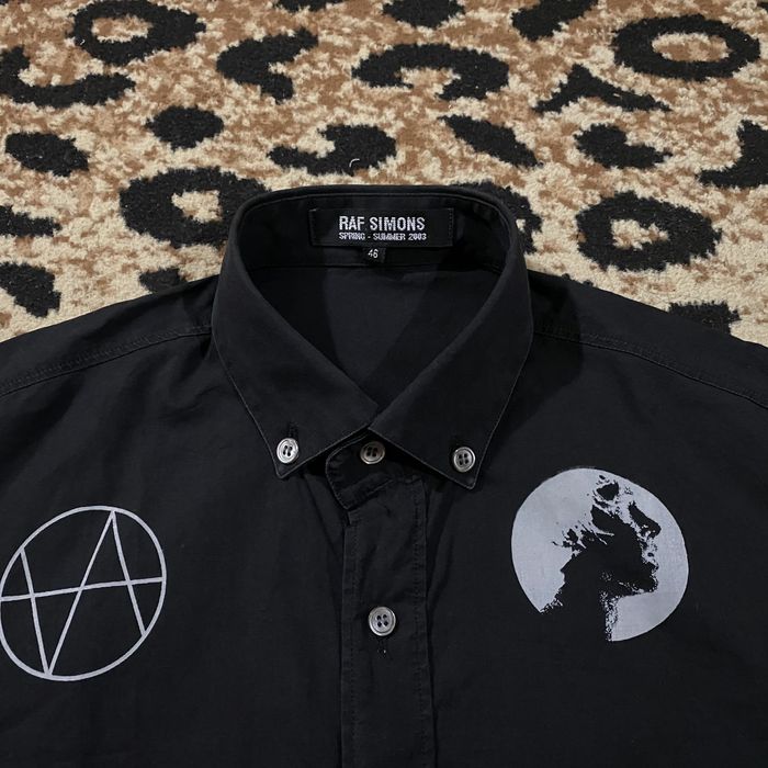 Raf Simons SS03 Consumed Graphic Button Shirt | Grailed