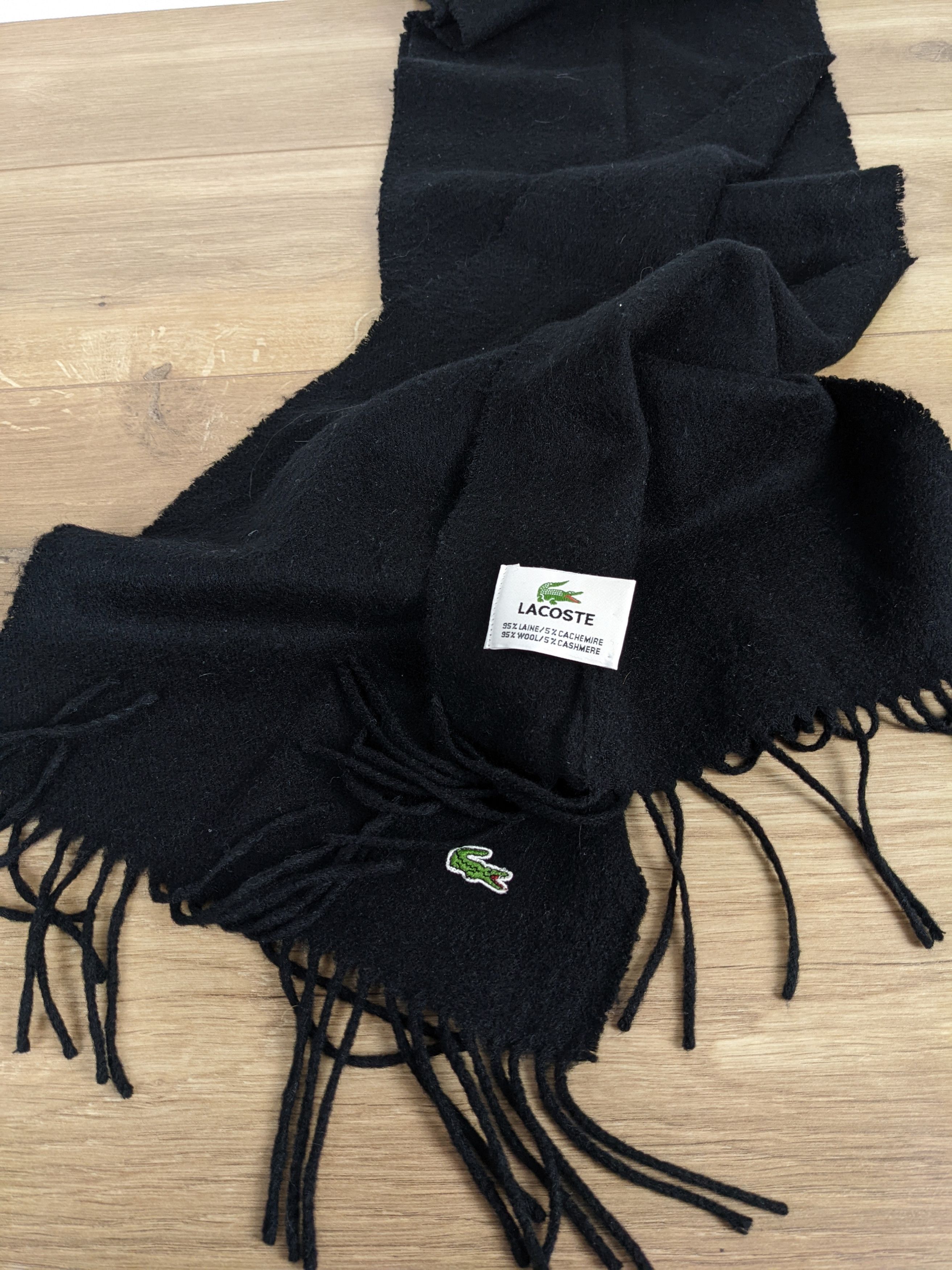 Lacoste Lacoste black black cashmere wool | Grailed