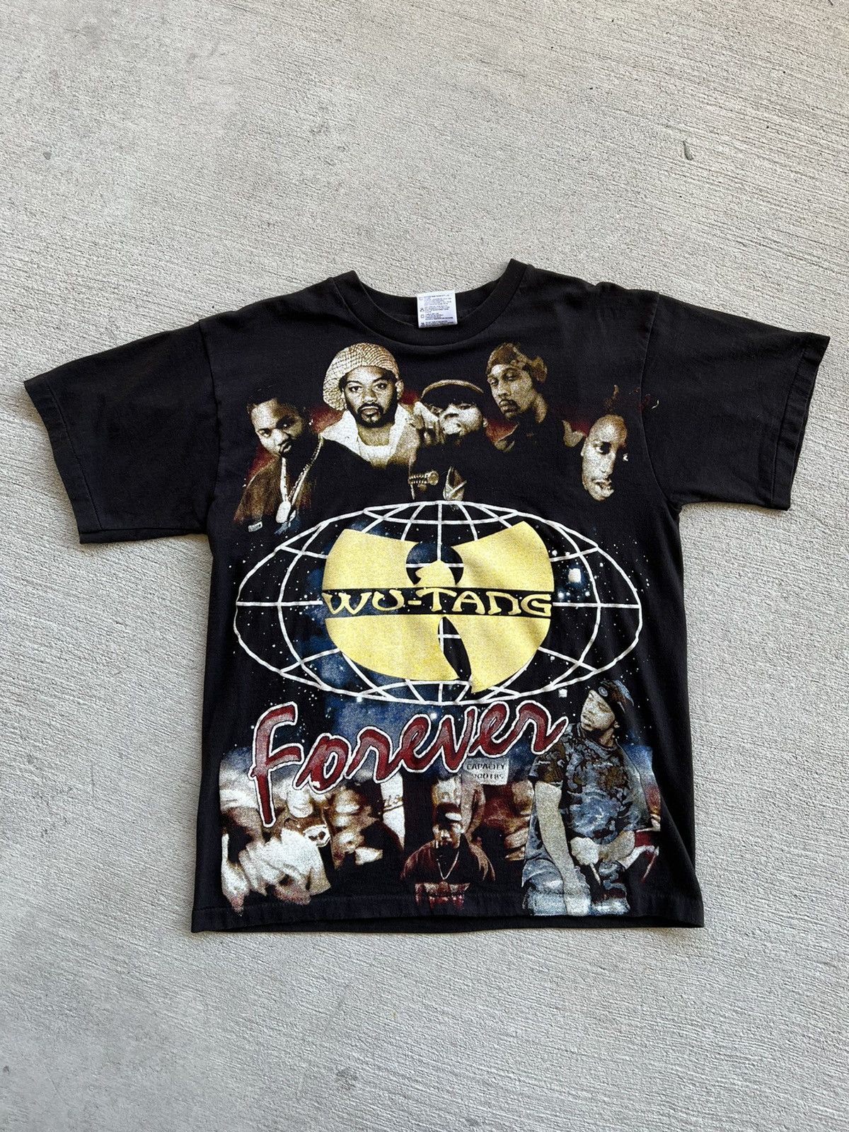 Vintage Rare Wu-tang Forever WU-REVOLUTION Single-stitch Rap Tee L ...
