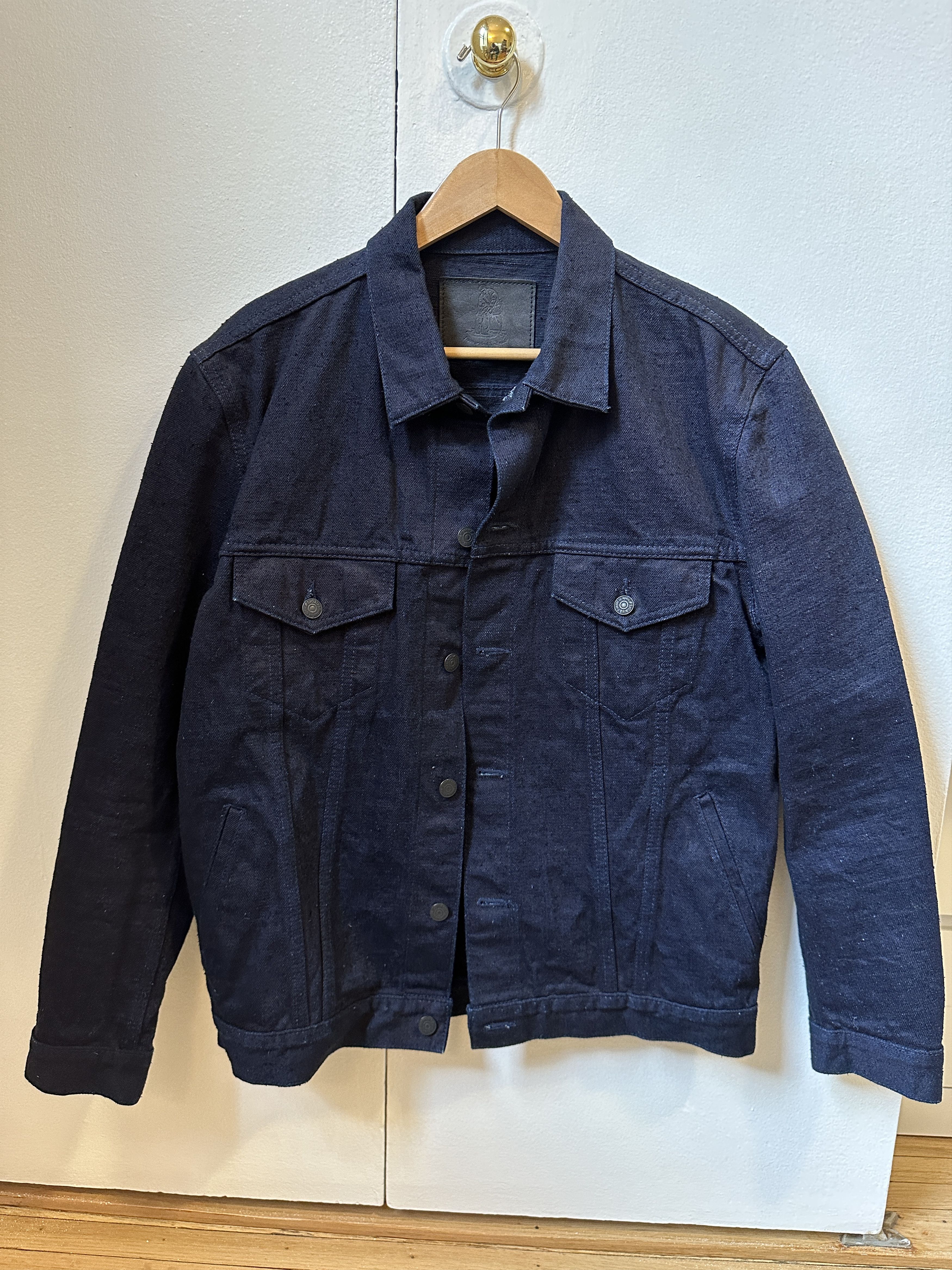 Pure Blue Japan Pure Blue Japan Type 3 Double Indigo Denim Jacket | Grailed