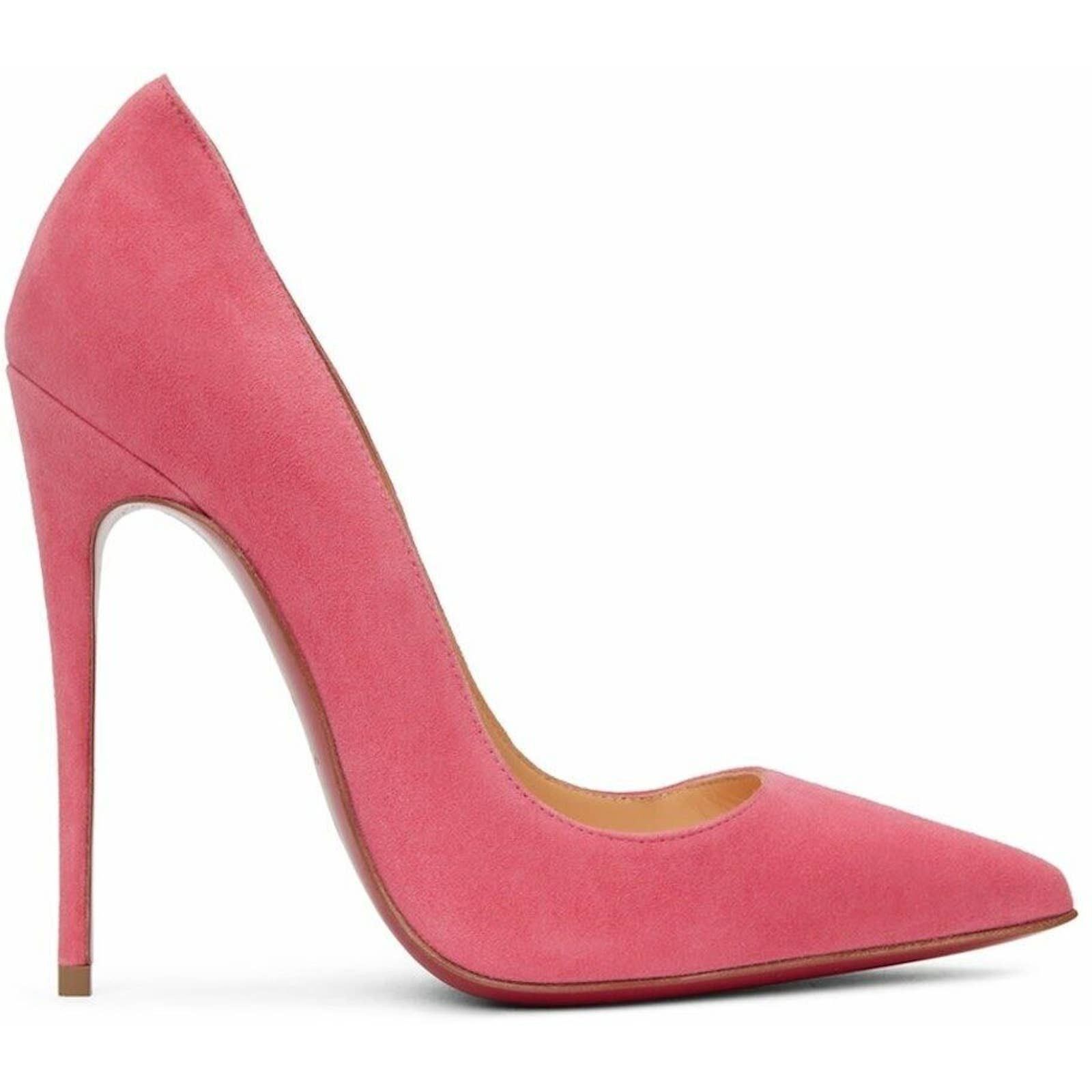 Christian Louboutin Christian Louboutin So Kate Fiesta Pink Suede ...