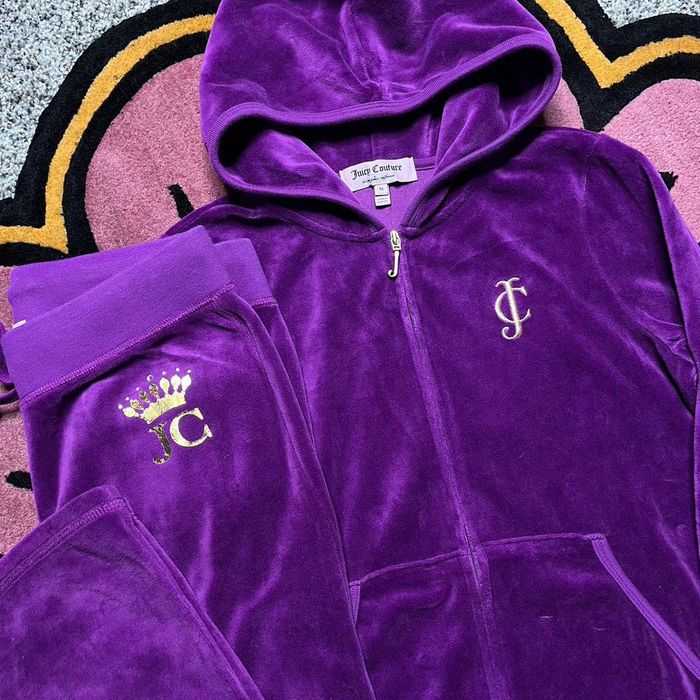 Vintage Vintage Y2K Juicy Couture Velour Tracksuit Set | Grailed