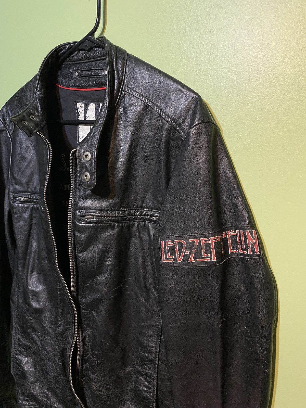 Wilsons Leather Led Zeppelin 1977 tour leather jacket | Grailed
