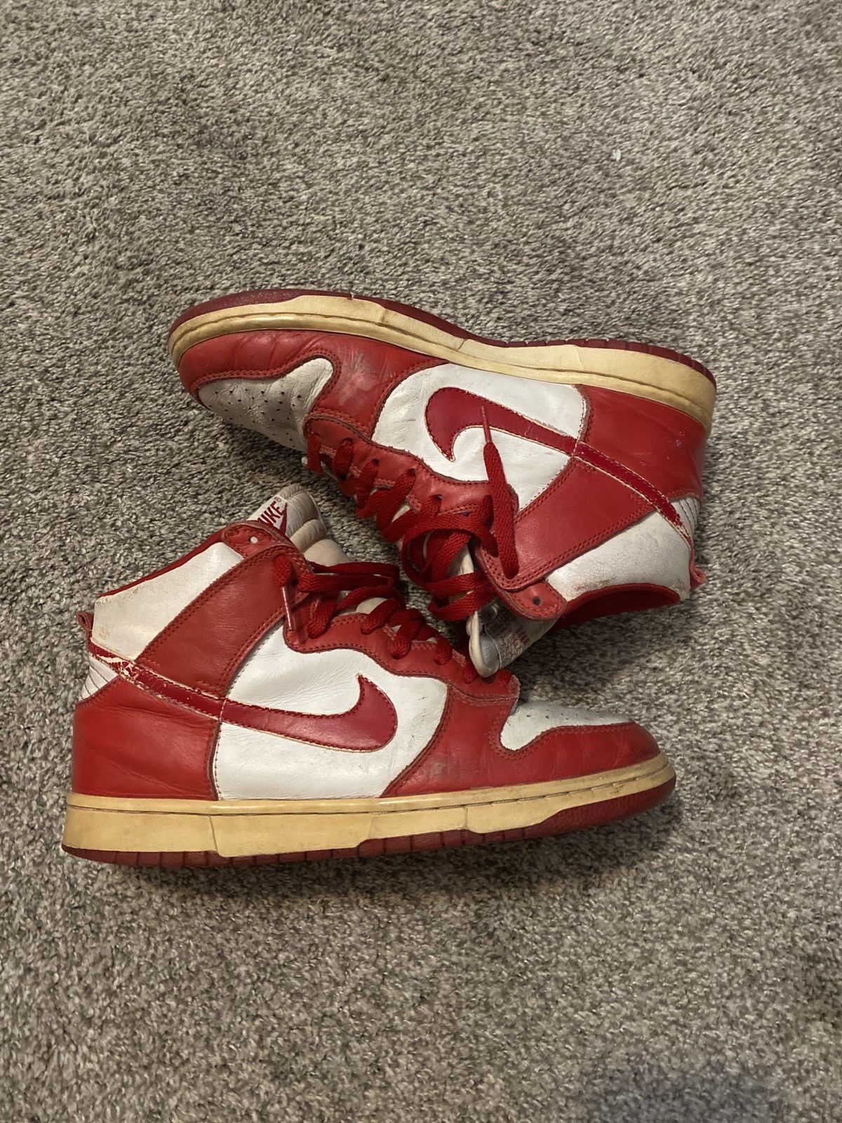 Nike 1999 Vintage Nike Dunk ‘Varsity Red’ | Grailed