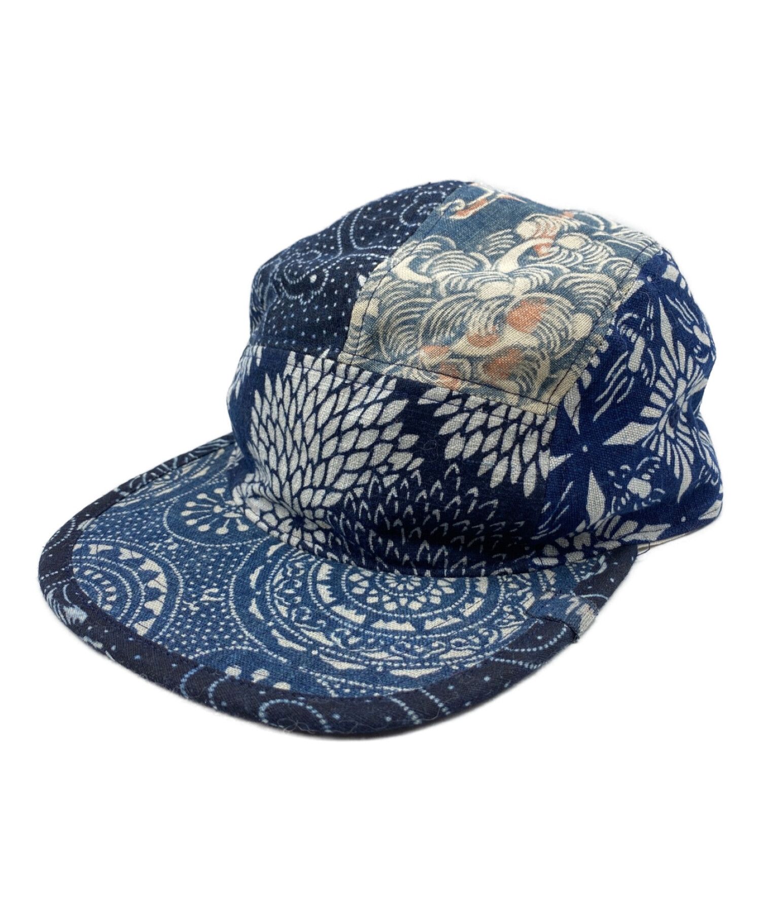 Visvim VISVIM CAMP CAP KOFU Navy Pattern | Grailed