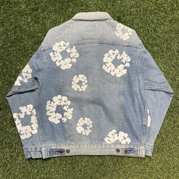 DENIM TEARS OG Denim Tears x Levi's Cotton Wreath Denim Jacket | Grailed