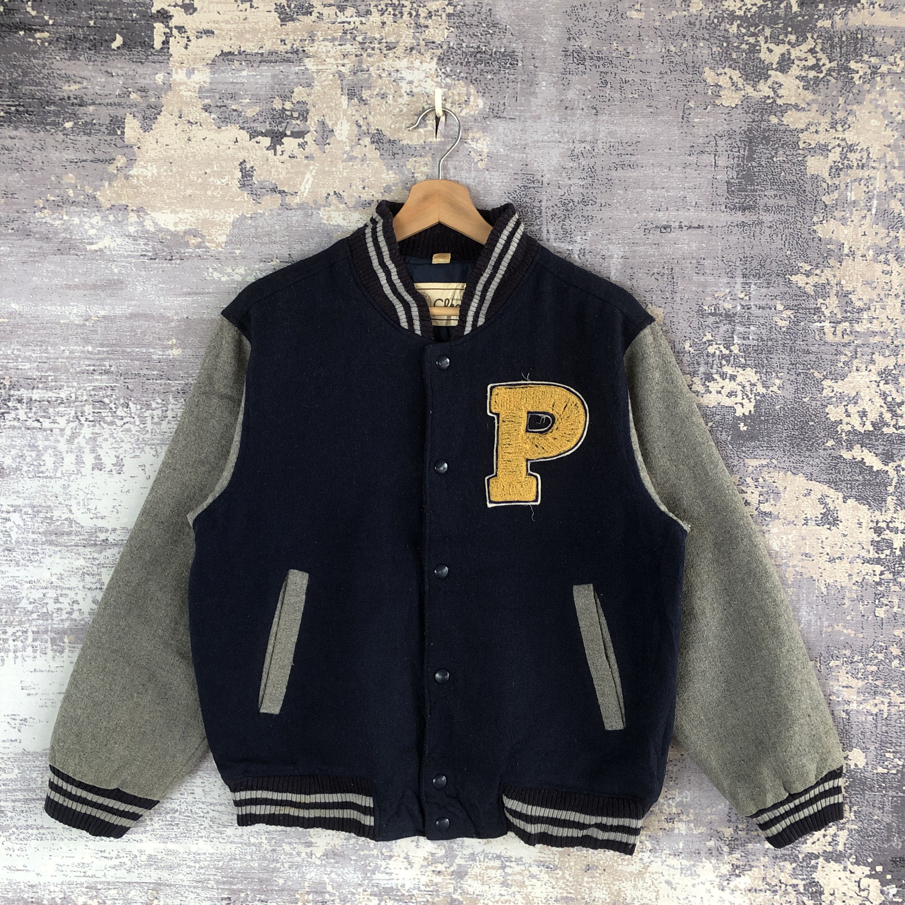 Japanese Brand × Varsity Jacket × Vintage Vintage Cleek Japanese ...