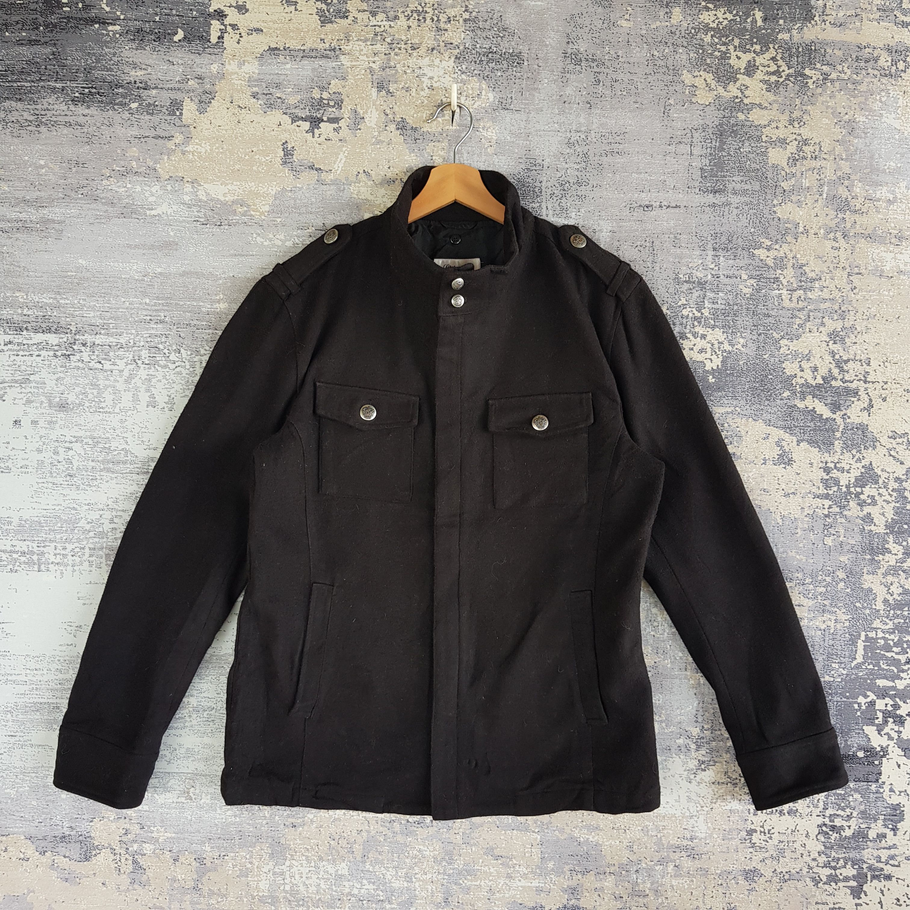 Japanese Brand × Vintage Japanese Spinash Jacket Multi Pocket Wool ...