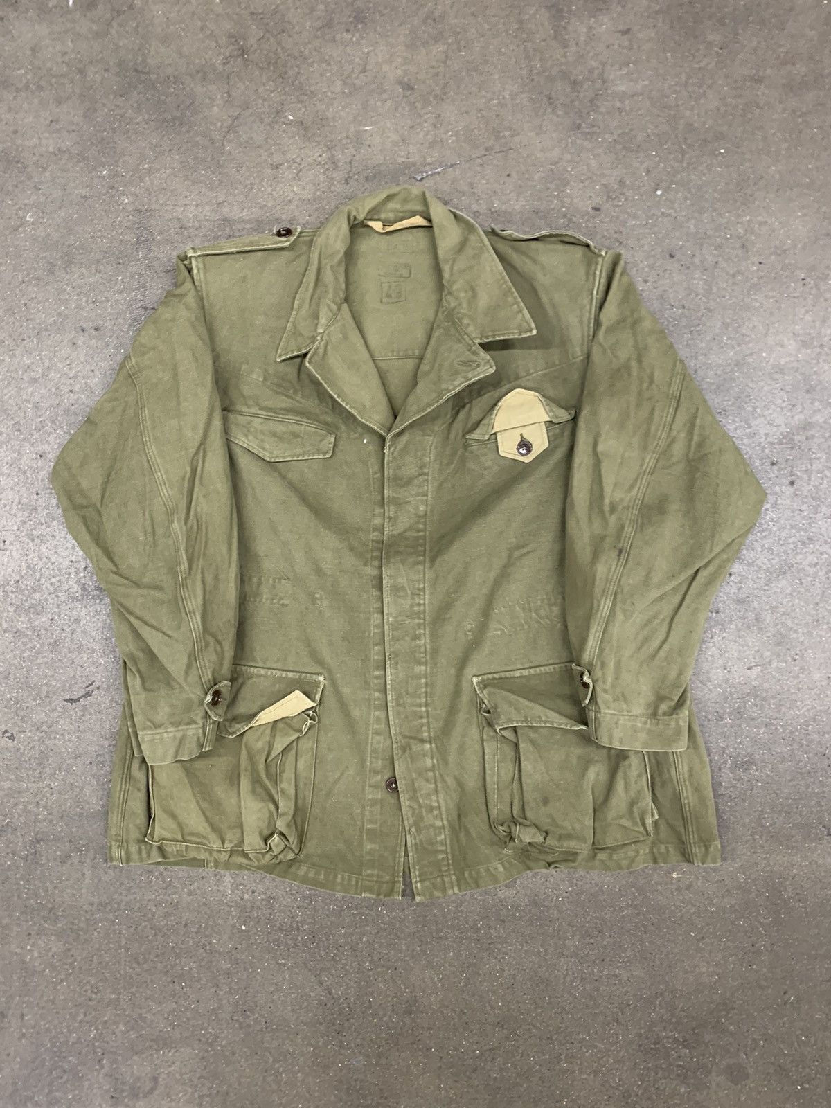 Military × Streetwear × Vintage Vintage 1949 French Army Field Smock ...
